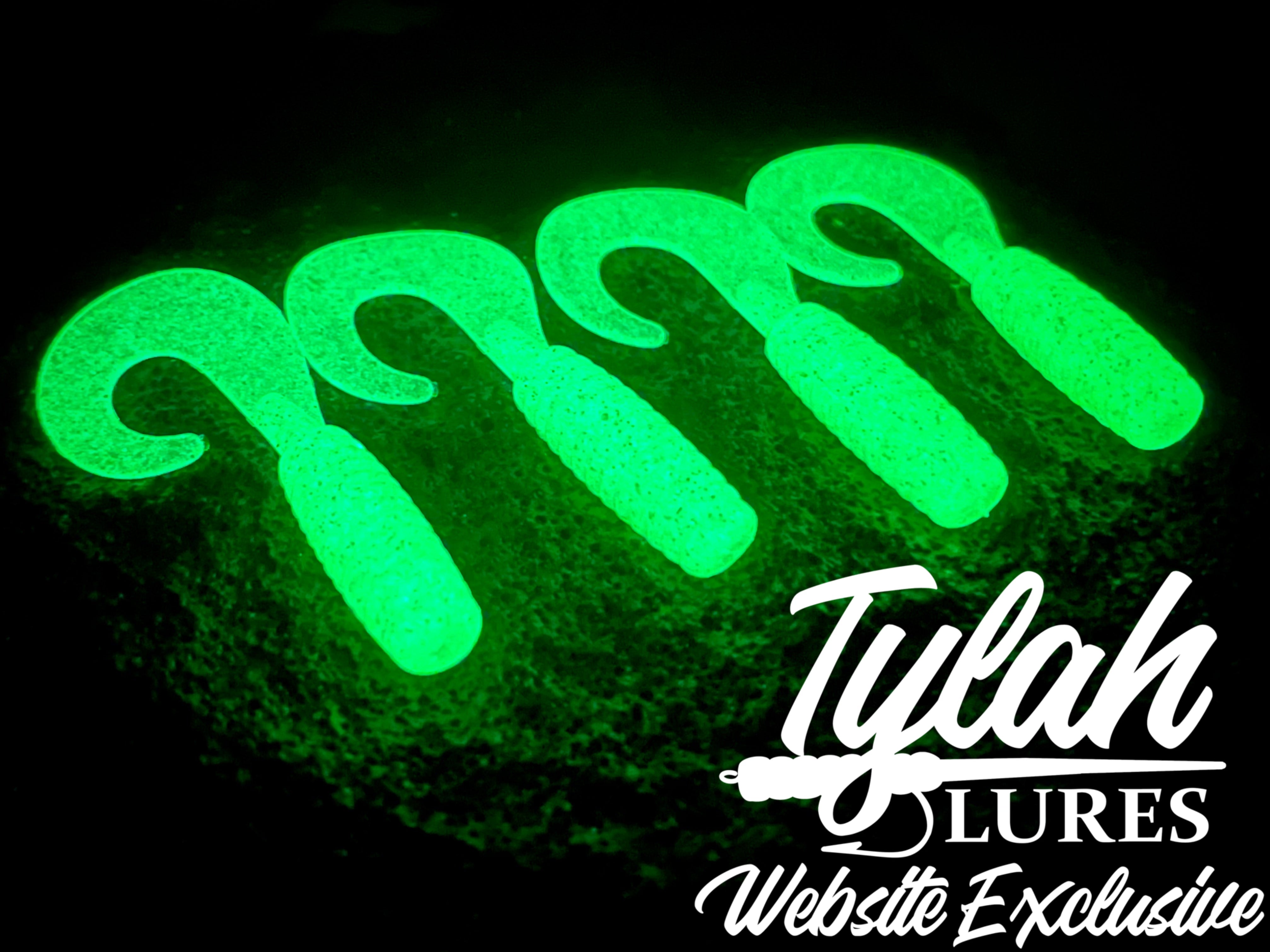 TylahLures Website Exclusive 3inch Glow TylahTails – Tylah Lures
