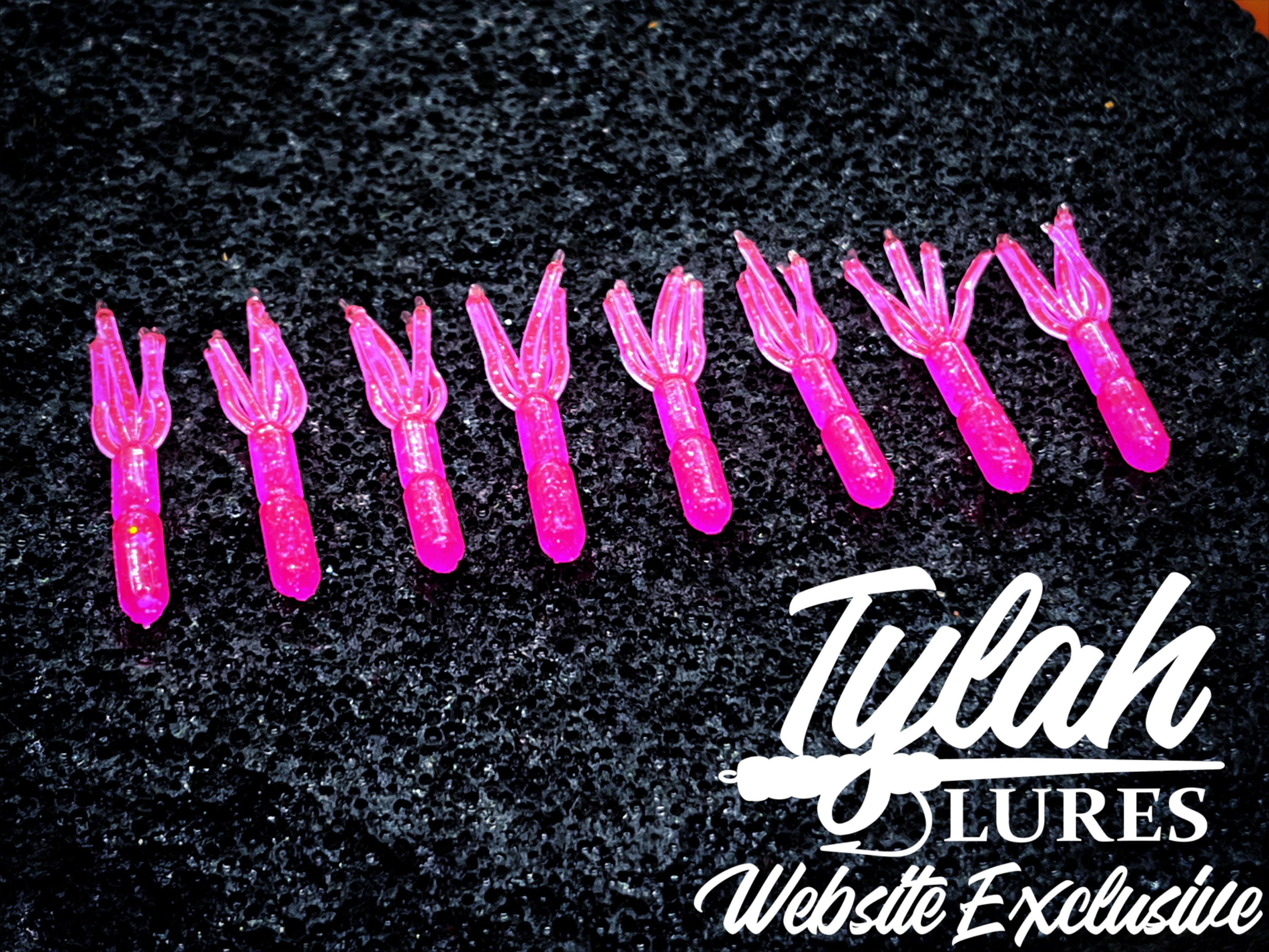 TylahLures Website Exclusive Pink Glow Shidasa 1in – Tylah Lures